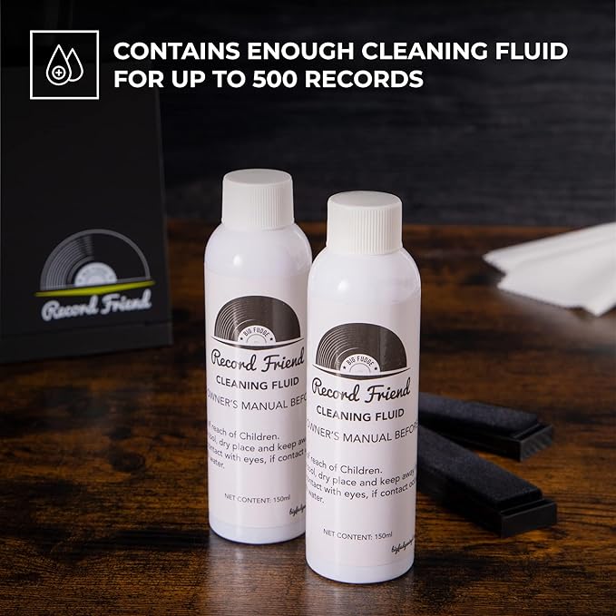 #1 Vinyl Record Cleaner | Record Friend™ Cleaning Kit – BIG FUDGE VINYL