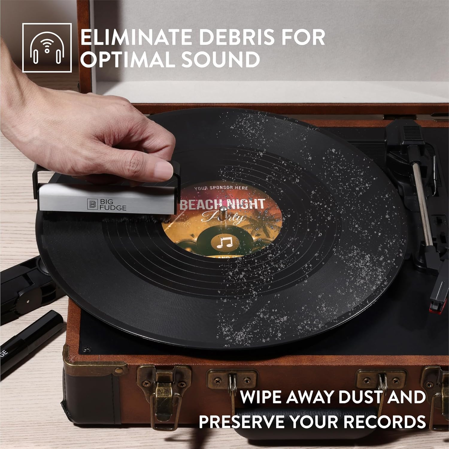 Vinyl Record Cleaning Kit - 6-in-1 Vinyl Record Cleaner – BIG FUDGE VINYL