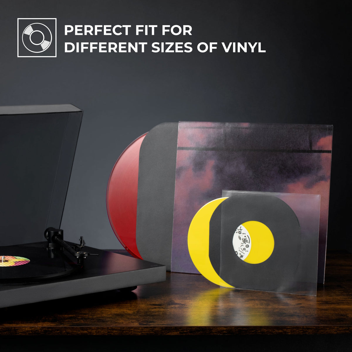 Black Record Sleeves | Protect Your Collection | Big Fudge